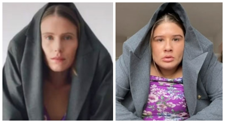 Woman Recreates the Ridiculous Poses Zara Models Do