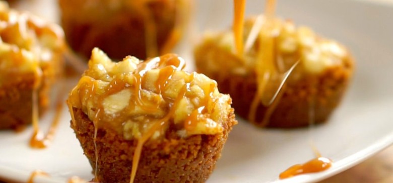Mini Caramel Apple Bites