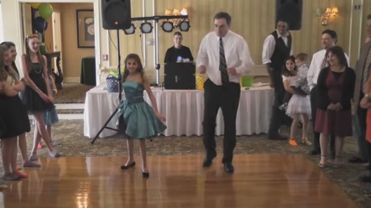 This Father-Daughter Bat Mitzvah Dance is Adorable