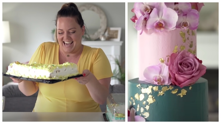 Woman Shows How to Turn a $20 Grocery Store Cake into a $450 Wedding Cake