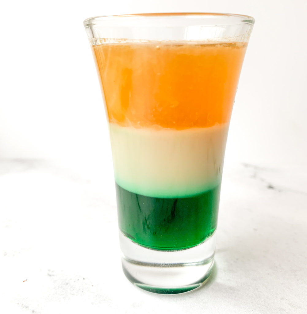 Irish Flag Shot Recipe
