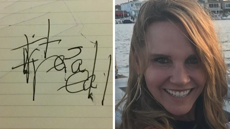 Woman Who Died For 27 Minutes Scribbled This Message When She Woke Up