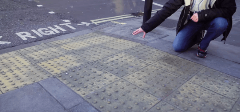 Here’s What Those Dots on the Sidewalk Are For