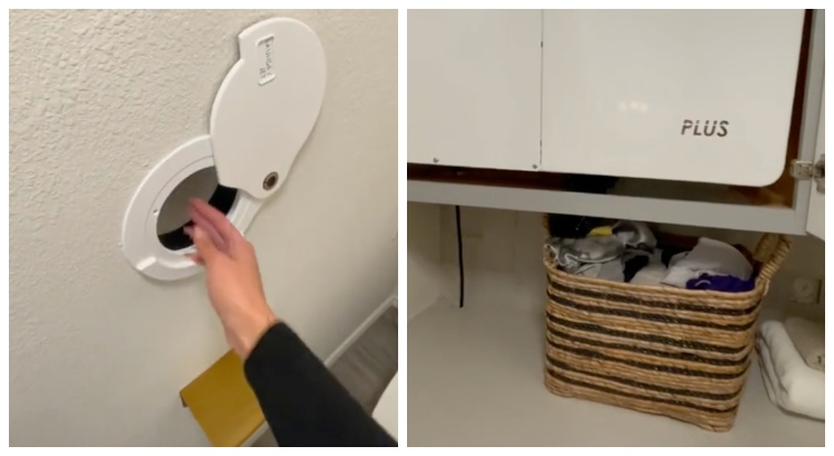 People on TikTok Are In Awe of Mom’s Laundry Chute In Her Single Level Home