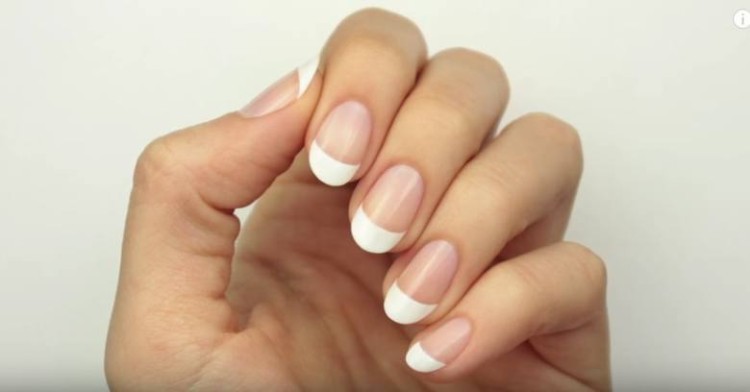 Here’s a Brilliant Trick to Paint a Perfect French Manicure Every Time