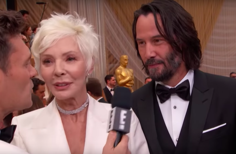 Keanu Reeves Brought His Mother As His Date To The Oscars