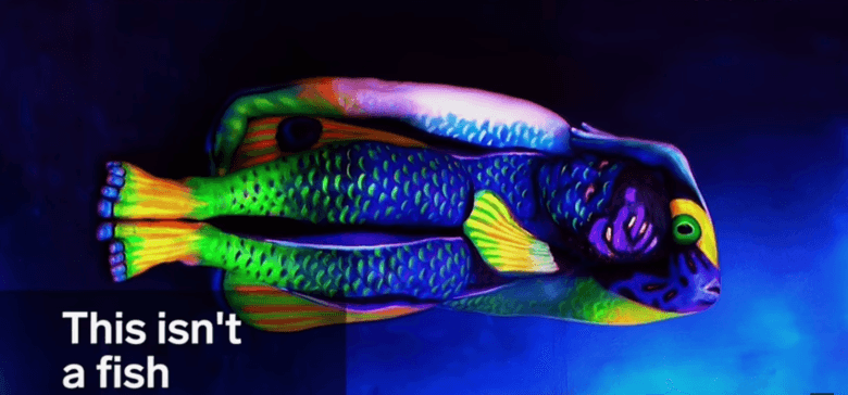 This Is Not a Fish. It’s a Person. Just Watch!