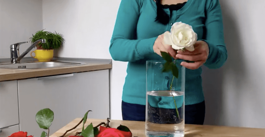 Here’s a Genius Way to Arrange Flowers in a Large Vase!