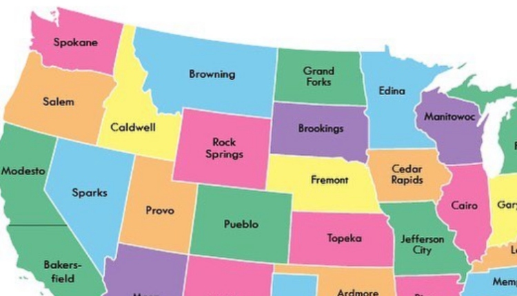 Man Creates Map to Show the Worst City in Every State (According to His ...