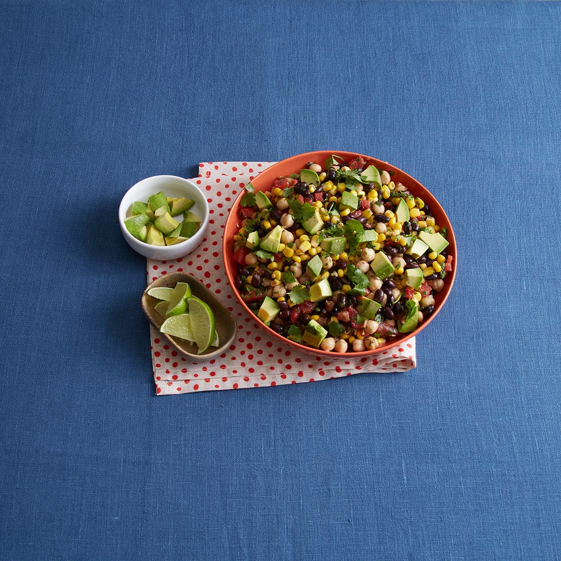 Fiesta Bean Salad - recipe from MyNetDiary