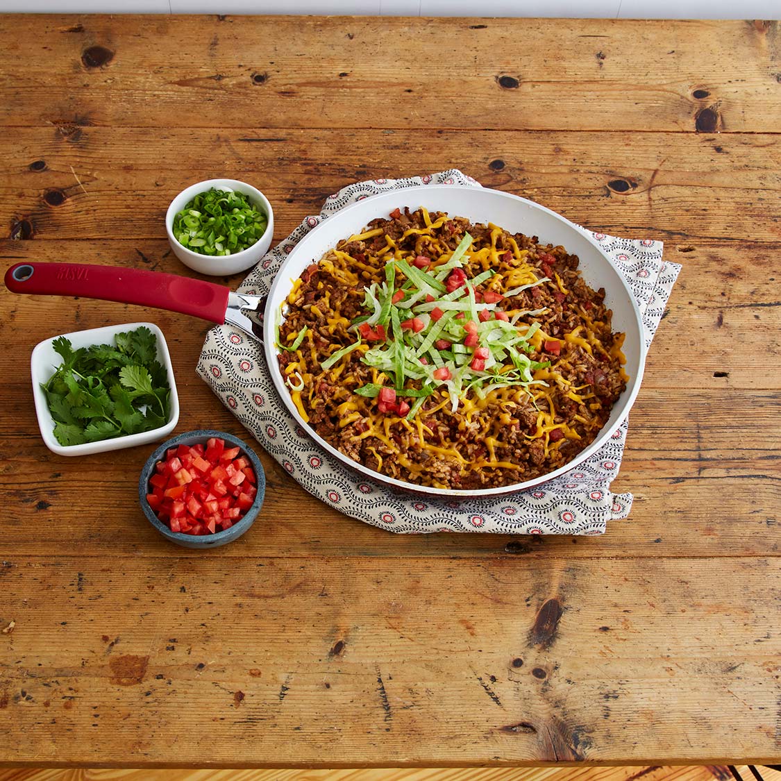 Customized Beyond Beef Taco Skillet - recipe from MyNetDiary