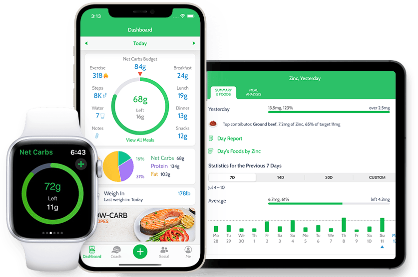 Carb Genius: Low-Carb & Keto Diet App