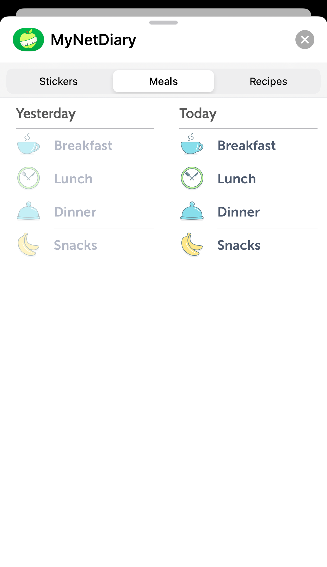 MyNetDiary - Free Calorie Counter and Diet Assistant for iPhone, iPad ...