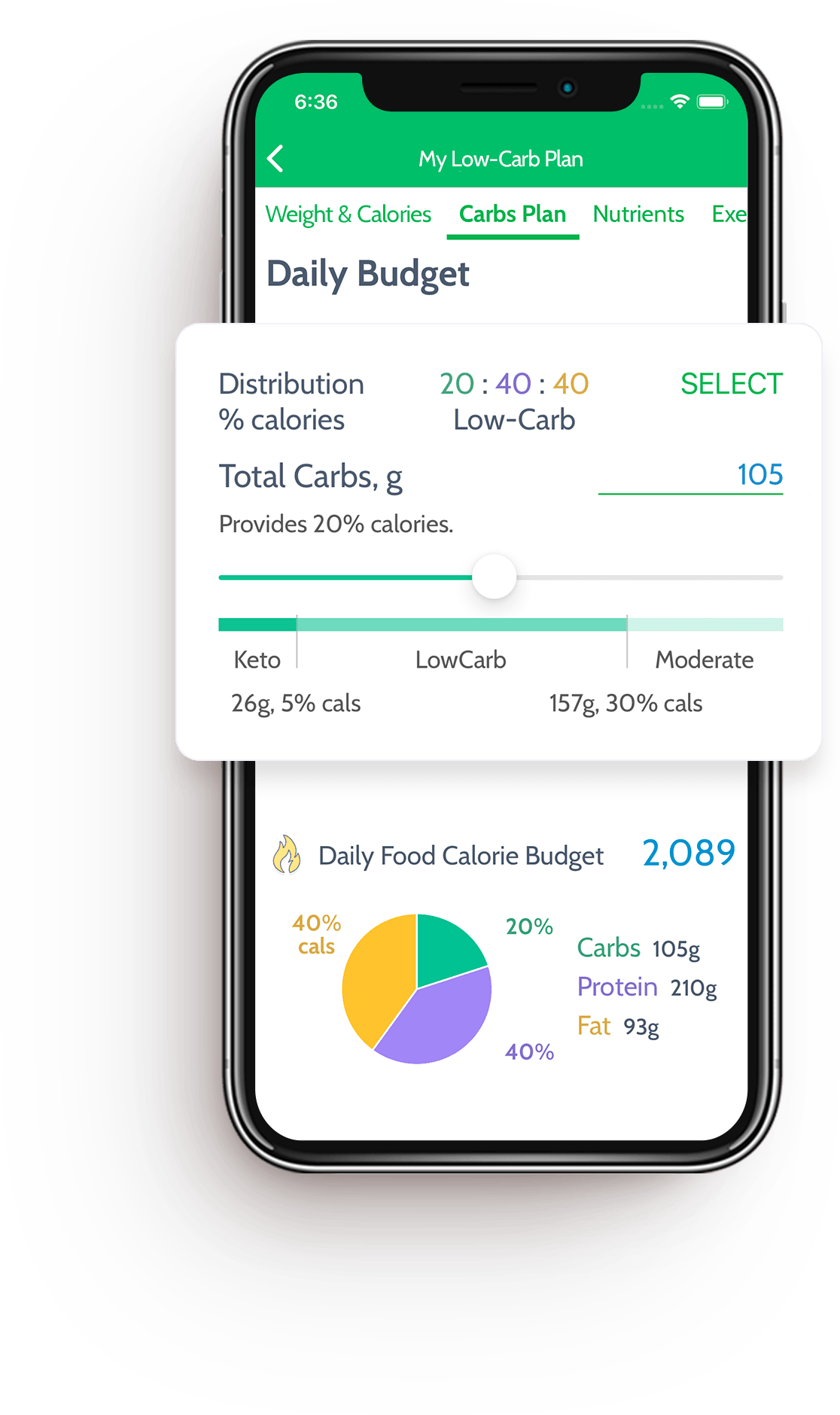 Carb Genius: Low-Carb & Keto Diet App