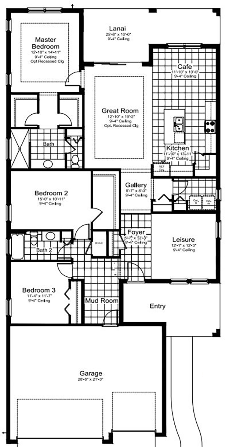 Meadow Brook Floorplan - Verandah - Neal Communities