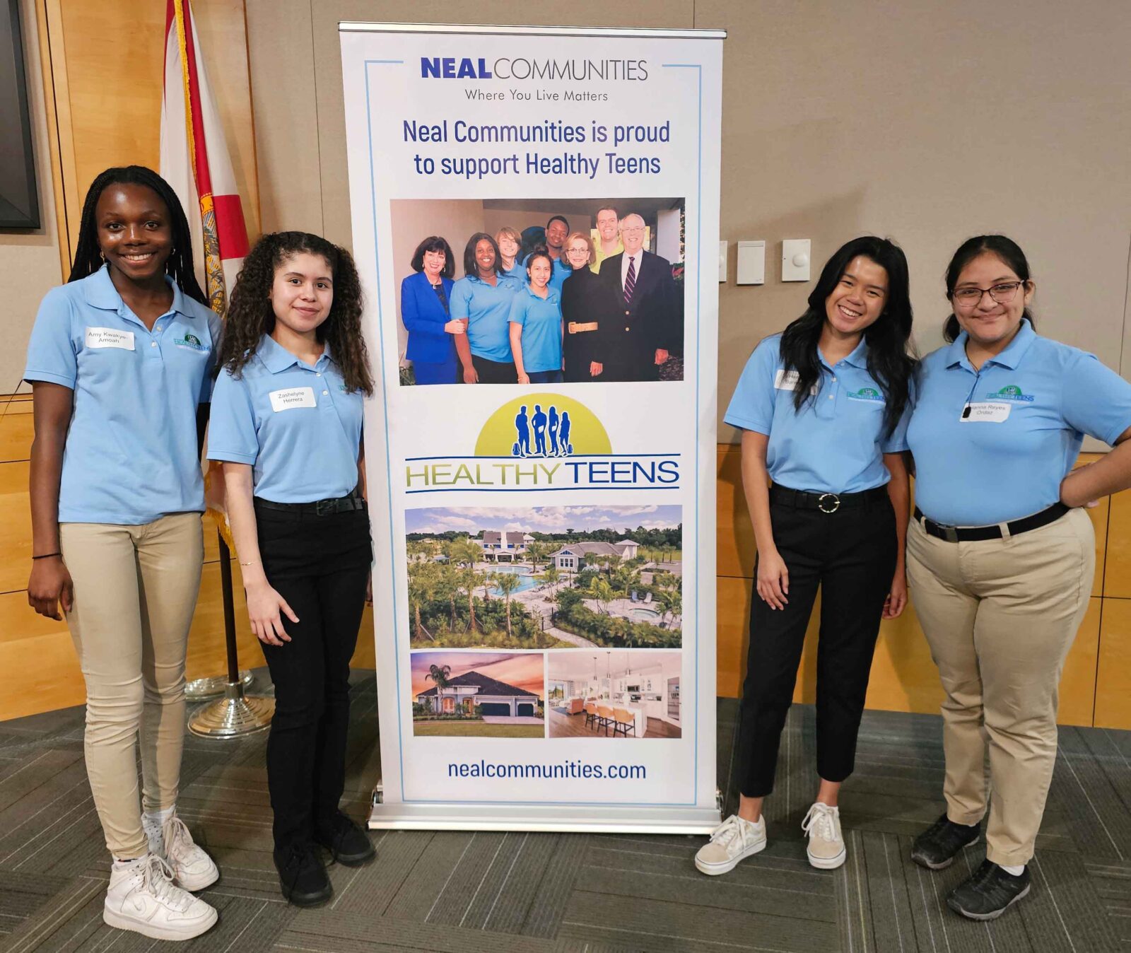 Neal Communities makes $10,000 donation to Healthy Teens - Neal Communities
