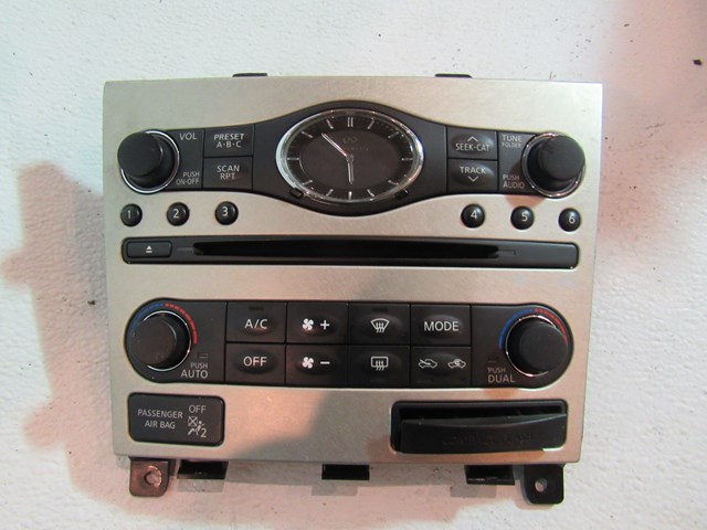 2007 2008 Infiniti G35 Sedan Climate & Radio Controls 25391 JK610 in ...