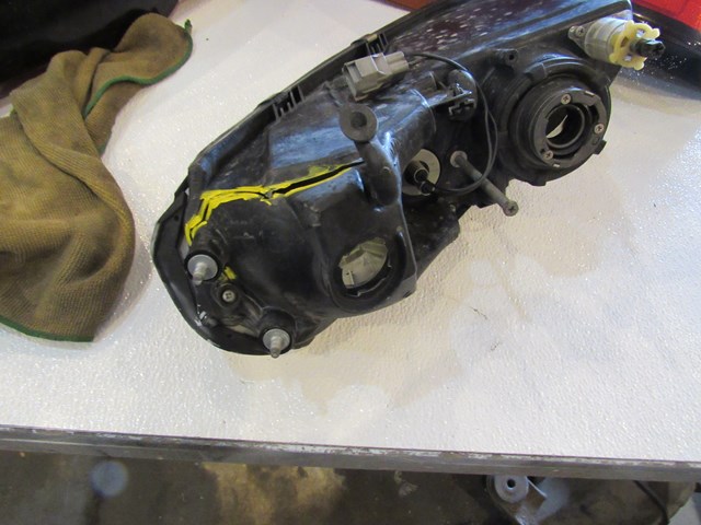 1992 Lexus SC400 RH Passenger Headlight-Tab Broken Housing Cracked in ...