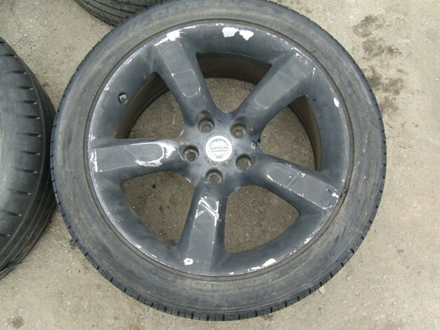 05-09 350Z 18" Factory OEM Staggered Wheels Set w/ tires 18x8, 18x8.5 ...