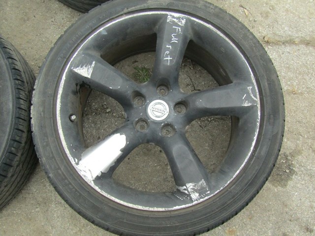 05-09 350Z 18" Factory OEM Staggered Wheels Set w/ tires 18x8, 18x8.5 ...