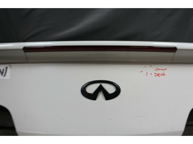 2003-2007 INFINITI G35 COUPE TRUNK LID SPOILER, LIGHT AND HARDWARE OEM ...