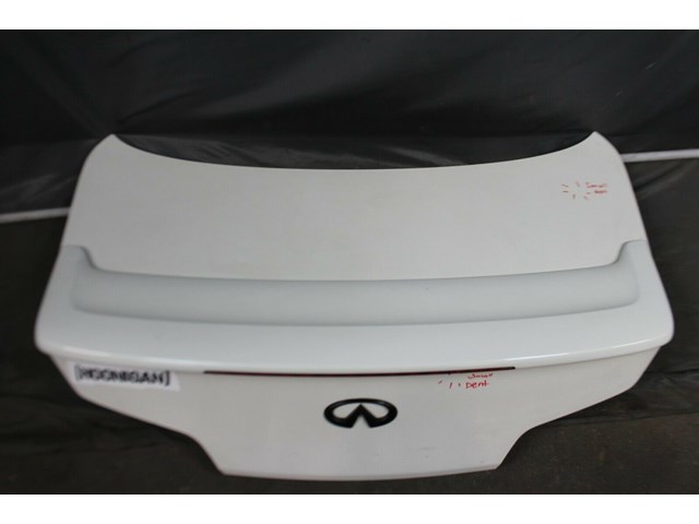 2003-2007 INFINITI G35 COUPE TRUNK LID SPOILER, LIGHT AND HARDWARE OEM ...