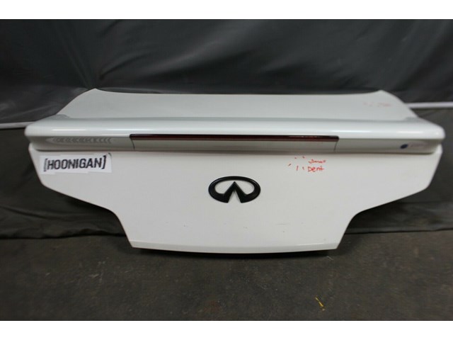 2003-2007 INFINITI G35 COUPE TRUNK LID SPOILER, LIGHT AND HARDWARE OEM ...