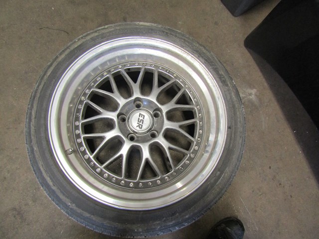 Used set of ESR SR1 wheels with tires 5x114.3 18x9 18x10.5 in Chicago ...