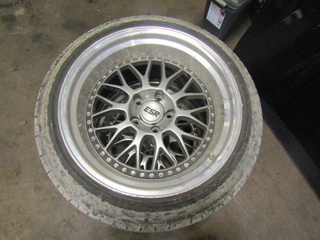 Used set of ESR SR1 wheels with tires 5x114.3 18x9 18x10.5 in Chicago ...
