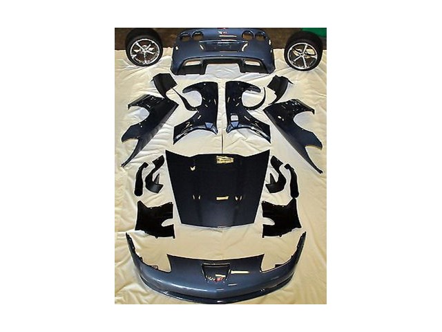 2005-2013 C6 Corvette 427 Wide Body Conversion Kit Carbon Fiber BLUE OR ...