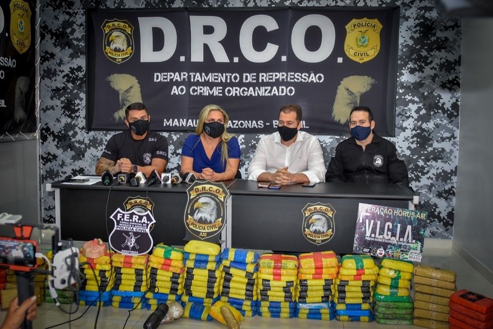 Cocaína pura produzida na Colômbia e apreendida pelo DRCO está avaliada ...