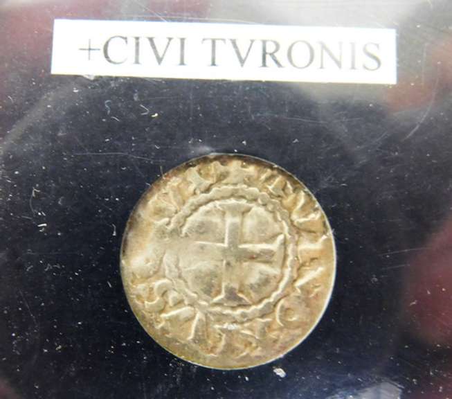 French Crusader 1150-1199 Rare Silver Denier Coin - US Auction Online