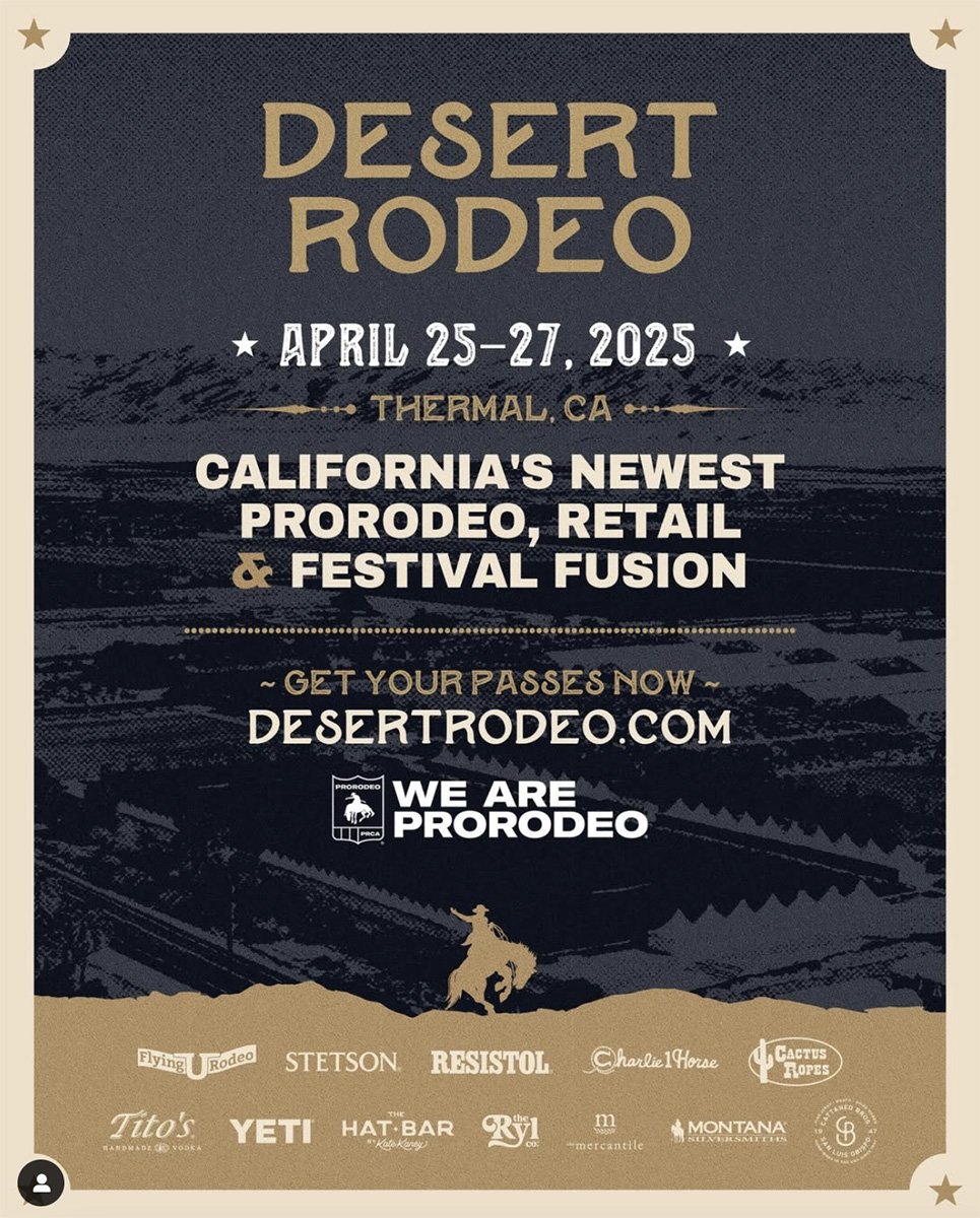 Desert Rodeo: California’s Newest ProRodeo to Debut April 25-27th ...