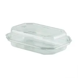 Cold Take-Out Container Hinged With Dome Lid 5X7.21X2 IN PET Clear Deep ...