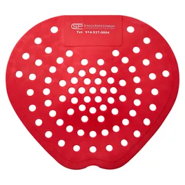 Urinal Screen Cherry Red Vinyl 12/Box | Imperial Dade