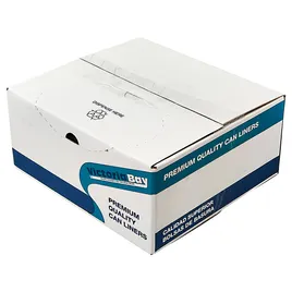 Victoria Bay Can Liner 43X48 IN Black Plastic 22MIC Roll 25 Count/Pack ...