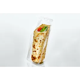 Fresh N' Sealed® Wrap Wedge Hinged With Dome Lid 3X8X3 IN PET Clear ...