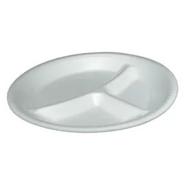 Plate 10.25 IN 3 Compartment Foam 500/Case | Imperial Dade