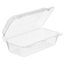 Essentials SureLock Cookie Hinged Container With Dome Lid RPET Clear Rectangle Deep 300/Case ...