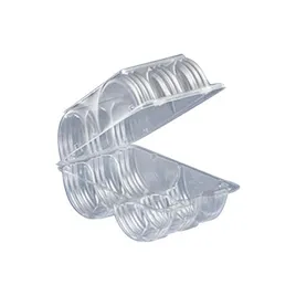 Essentials SureLock Donut Hinged Container With Dome Lid 8X5.25X2 IN 6 ...