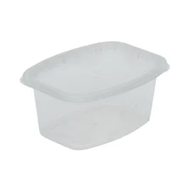 Deli Container Base 12 OZ Plastic Clear Rectangle 400/Case | Imperial Dade