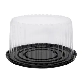Cake Container & Lid Combo 7X5.5 IN Fluted Tall 100/Case | Imperial Dade