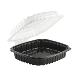 Culinary Basics® Take-Out Container Hinged With Dome Lid 9X9 IN PP ...