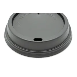 Victoria Bay Lid Dome PS Black For 10-20 OZ Hot Cup 1000/Case ...