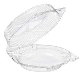 SureLock® Pie Hinged Container RPET Clear 200/Case | Imperial Dade