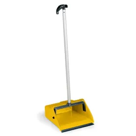 Dust Pan 10.5 IN Black Upright Jobby With Handle Fixed Grip Clip 6/Case ...