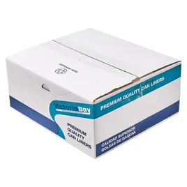 Victoria Bay Can Liner 38X60 IN 55 GAL Natural Plastic 24MIC 100/Case ...