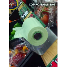 Pull-N-Pak® Produce Bag Roll Mini 15X20 IN Plastic 6MIC Green Child ...