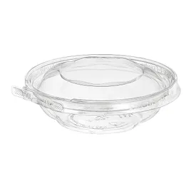 Safe-T-Fresh® Deli Container Hinged With Dome Lid 8 OZ PET Clear Round Tamper-Evident 240/Case ...