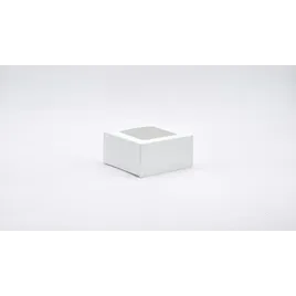 Donut Box 6X6X3 IN SBS Paperboard White With Window 200/Case | Imperial ...